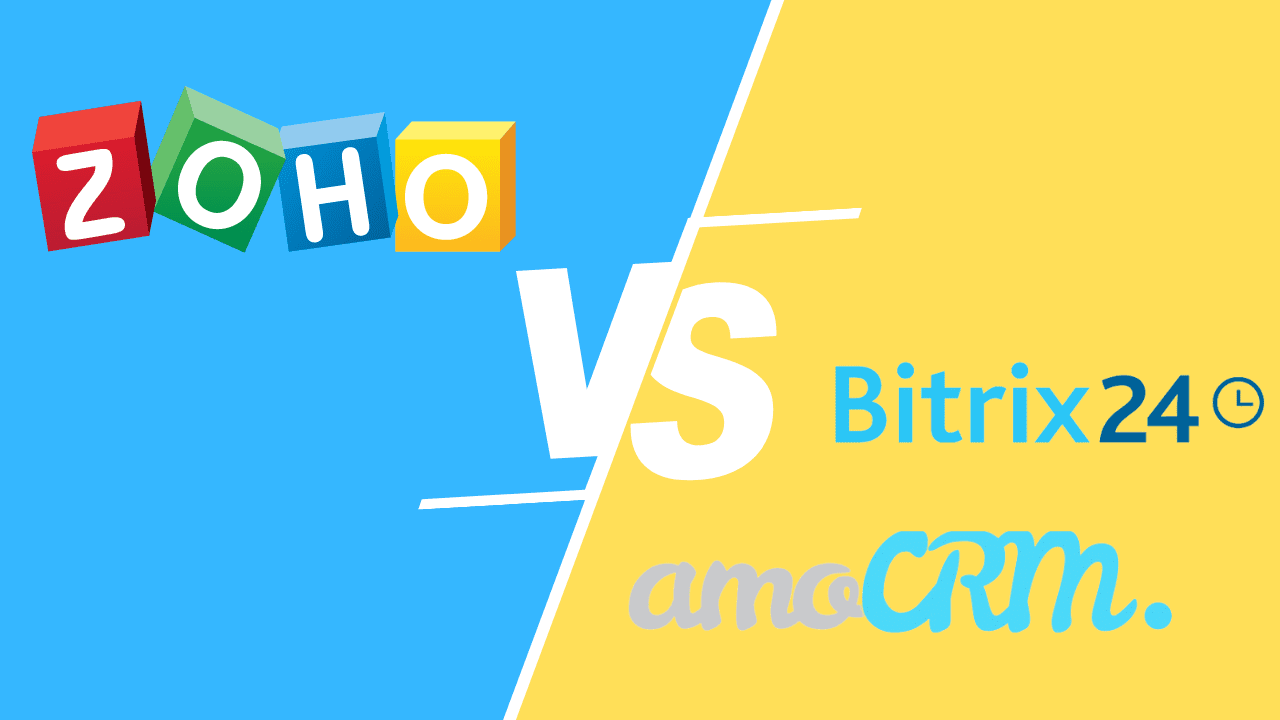 Comparison of Zoho CRM, with Bitrix24 and AmoCRM | ZOHO Partner